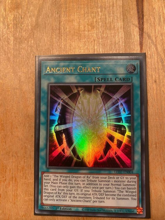 Yugioh Ancient Chant - Ultra Rare | Kaufen auf Ricardo