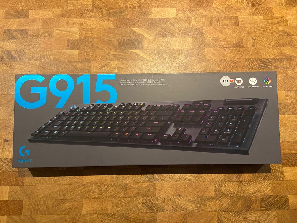 Logitech G G915 Lightspeed GL Tactile (CH, Kabellos) (Gebraucht) in ...