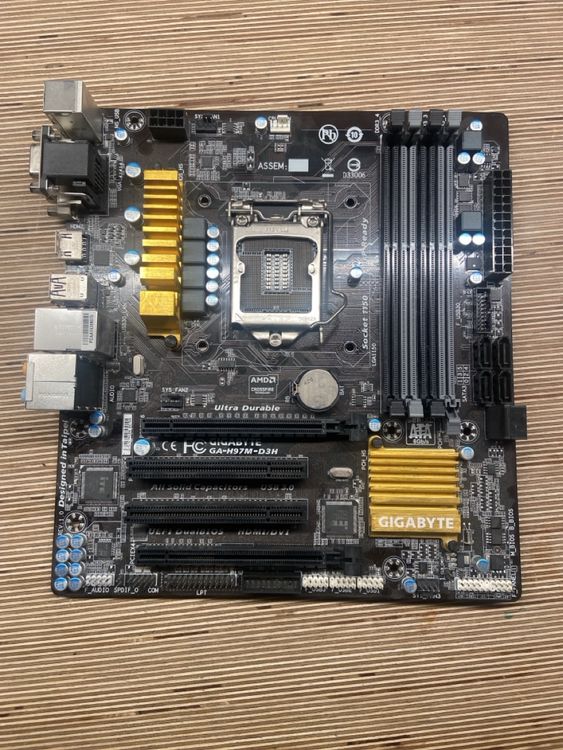 Gigabyte H97M-d3h, H97 chipset (Gebraucht) in Wald ZH für CHF 25 – mit ...