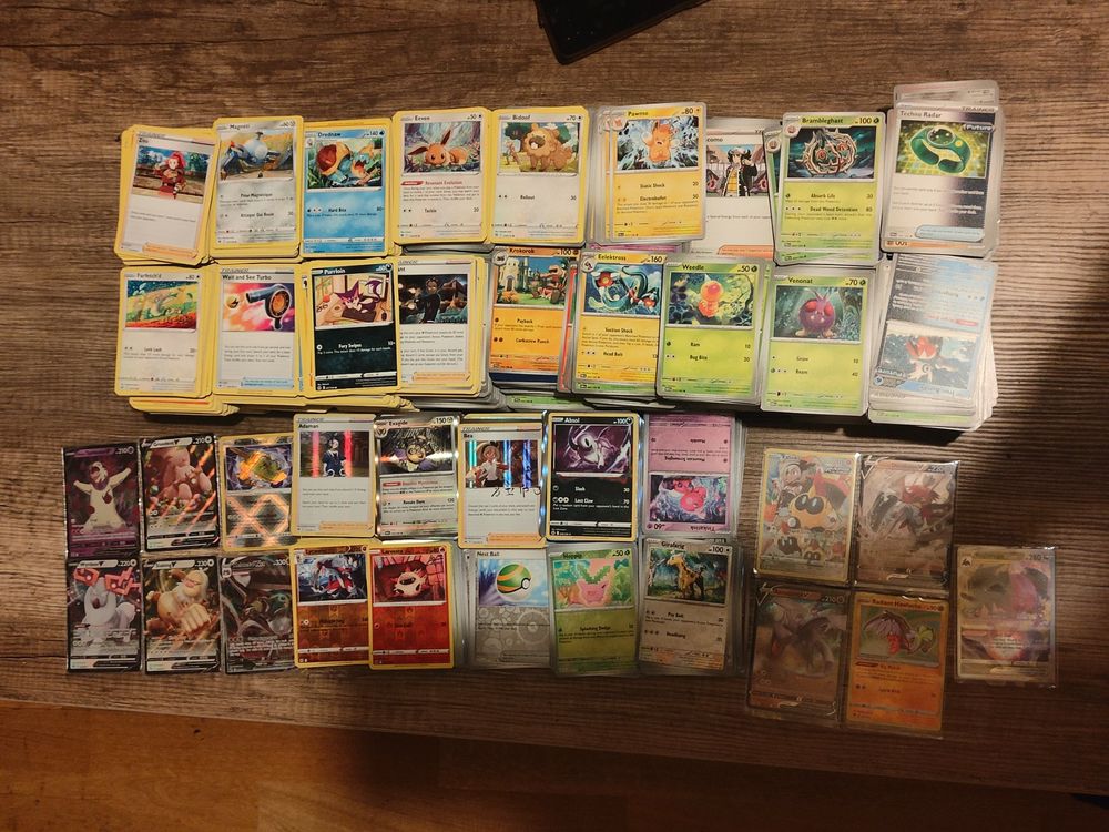 XXL Pokemon EN SWSH+SV +6000 Cards +11KG +600 Reverse /Holo (Gebraucht ...