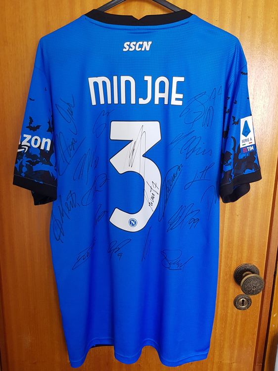 Min-Jae Kim - SSC Napoli Sonder Trikot - Team Signiert (Neu (gemäss ...