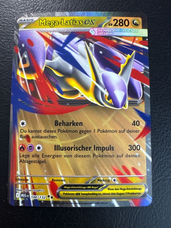 Mega- Latias ex MEG100 DE - Mega Entwicklung Pokemon (Neu (gemäss ...