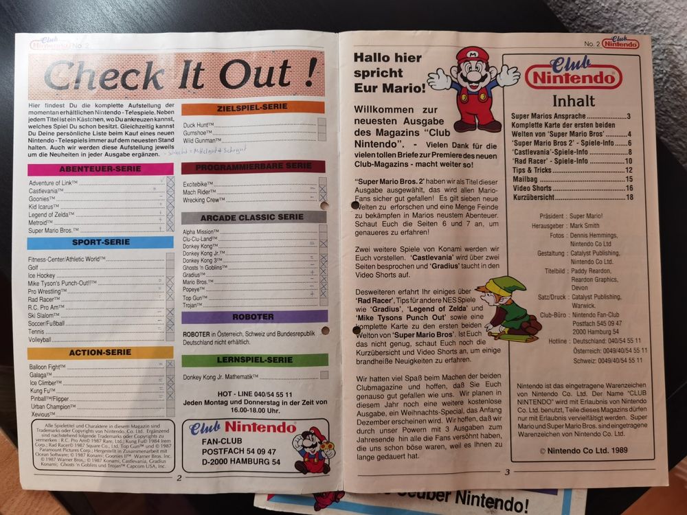 Club Nintendo 1989 komplett | Kaufen auf Ricardo