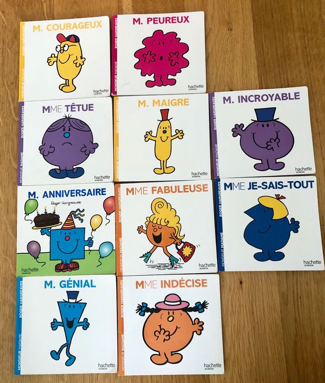 10 livres MONSIEUR MADAME / Roger Hargreaves (Gebraucht) in Lausanne ...