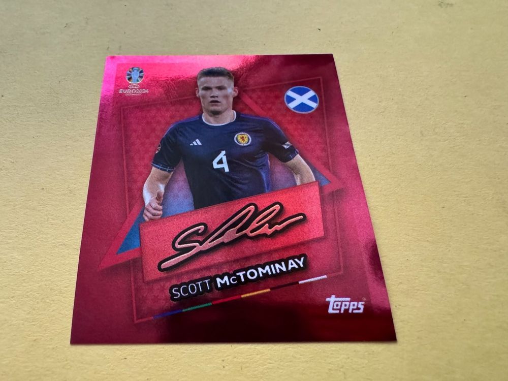 Topps Em 2024 Sco Sp Scott Mctominay M Unterschrift Kaufen Auf
