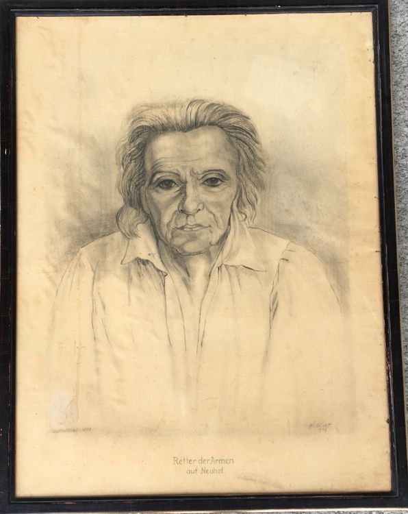 Alte Portrait-Zeichnung unleserlich Sign (Gebraucht) in Root für CHF 5 – mit Lieferung auf ...