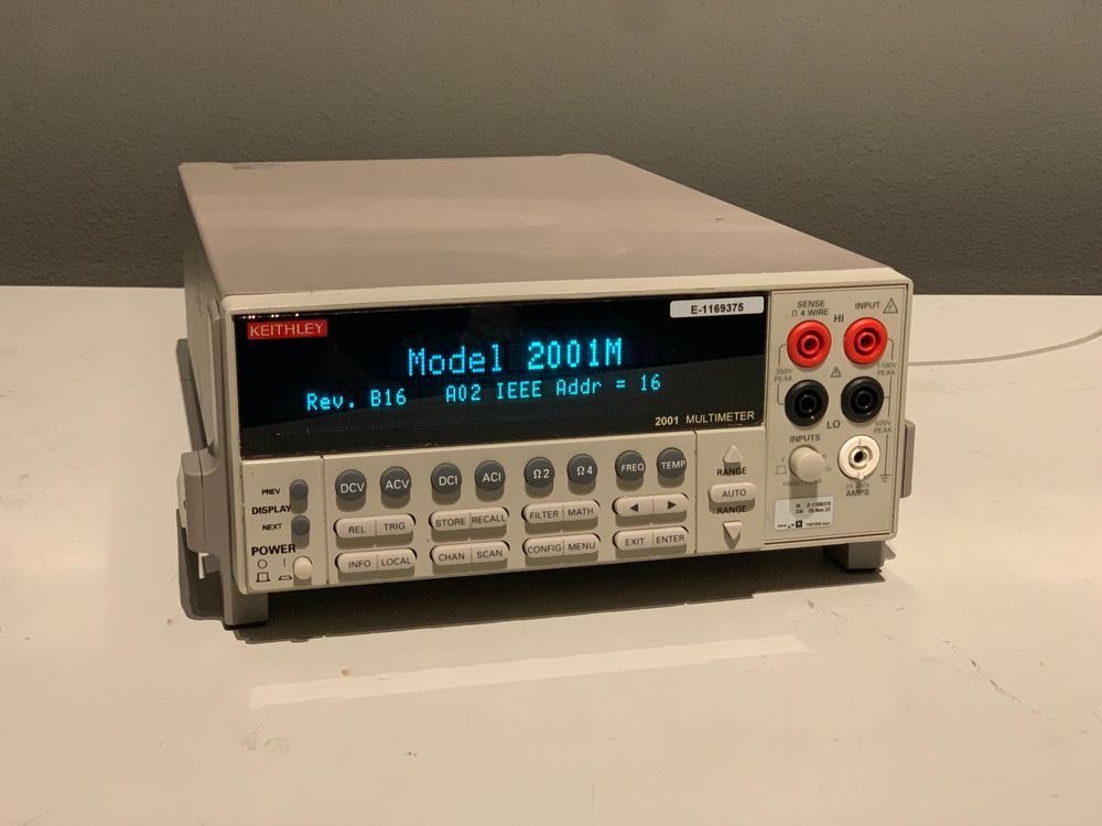 Keithley 2001 7.5Digit Präzision Multimeter Kalibriert (Gebraucht) in ...