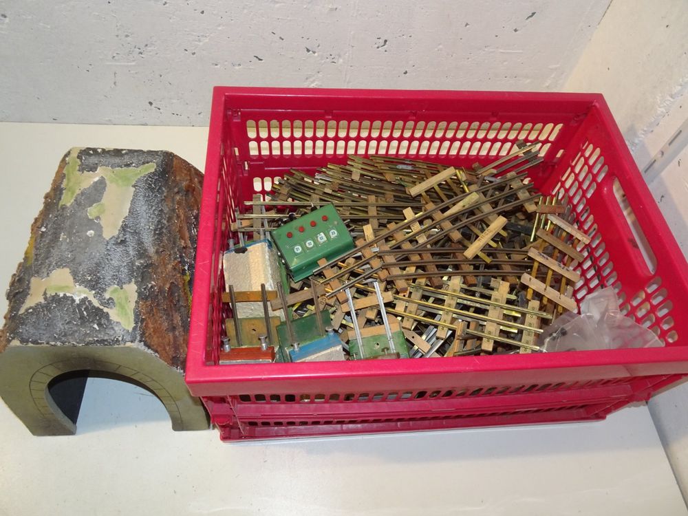 Buco Schienen Gleis 3-Leiter Messing Alu Tunnel Spur 0 (Gebraucht) in ...