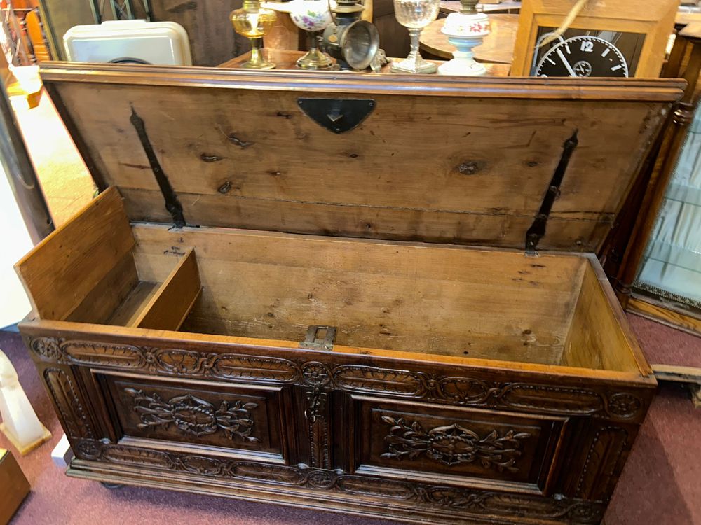 Wundervolle Freiburger Barock Truhe um 1720 Orig. Schloss !! (Gebraucht ...