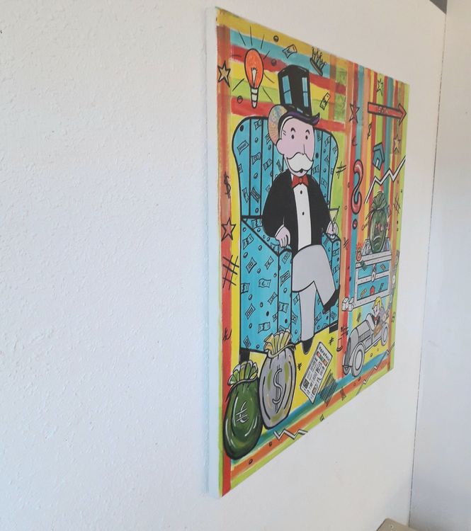 Gemälde Pop Monopoly Man Künstlerin: Manuela Reitz (Neu und originalverpackt) in Balve für CHF ...