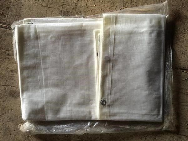 Gewebe Plane Blachen 2x3m weiss abdeck Blache Holzabdeckung | Kaufen ...