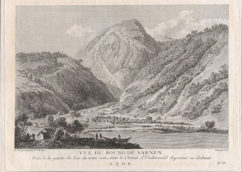 Orig. Kupferstich 1780, Sarnen, Zurlauben/88 (Gebraucht) in Frauenfeld für CHF 29 – mit ...