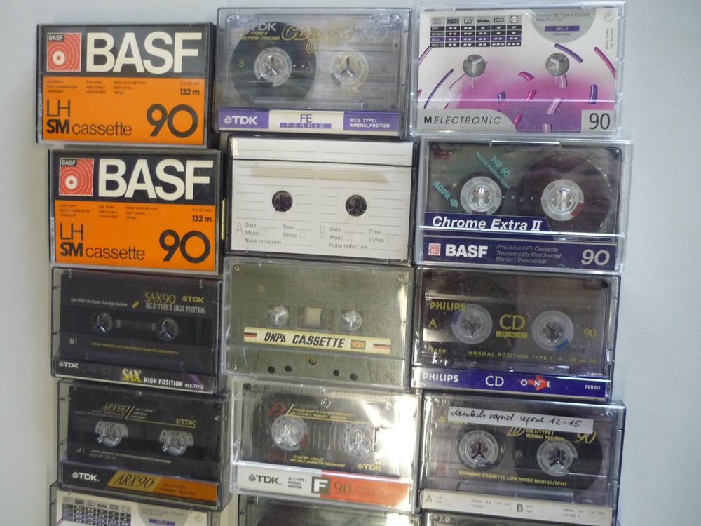 23 x Kassetten BASF Philips TDK bespielt M electronic (Gebraucht) in ...