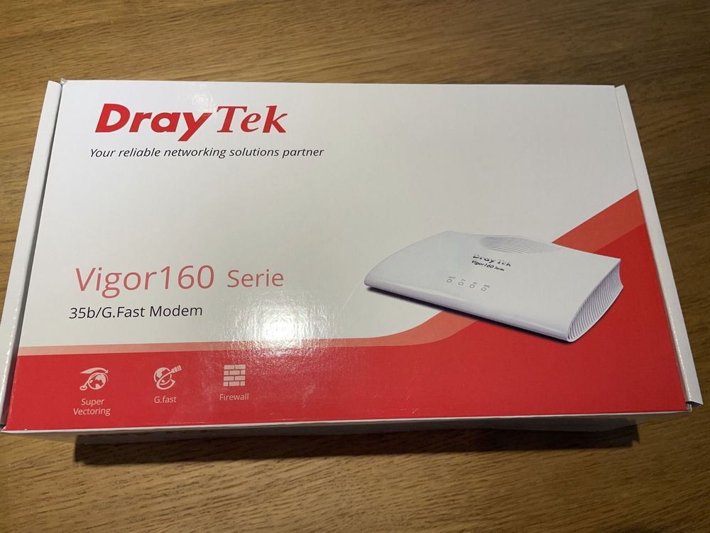 Draytek Vigor 167 Supervectoring / VDSL / ADSL-Modem (Gebraucht) in ...