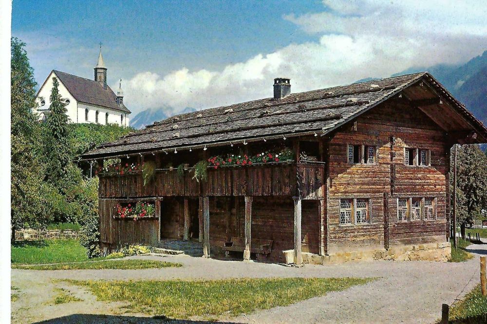 FLÜELI-RANFT Geburtshaus des Hl. Bruder Klaus 1972 (Gebraucht) in Thun ...