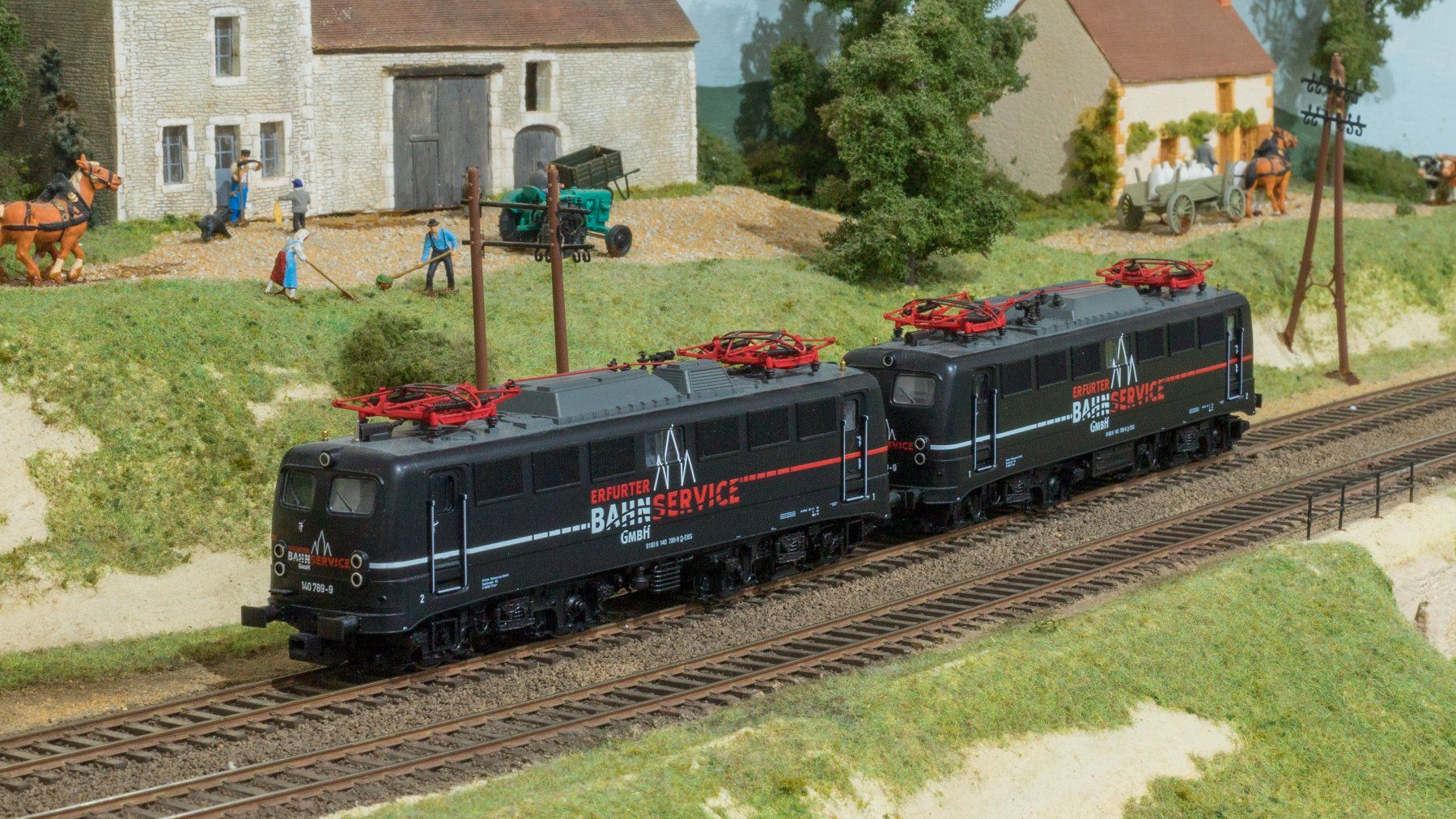Roco 52555 2x locomotives Br 140 “Erfurter Bahnservice” DCC (Gebraucht ...