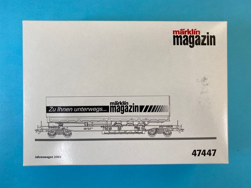 Märklin AC Taschenwagen mit Sattelauflieger ( 47447 ) (D'occasion) à ...