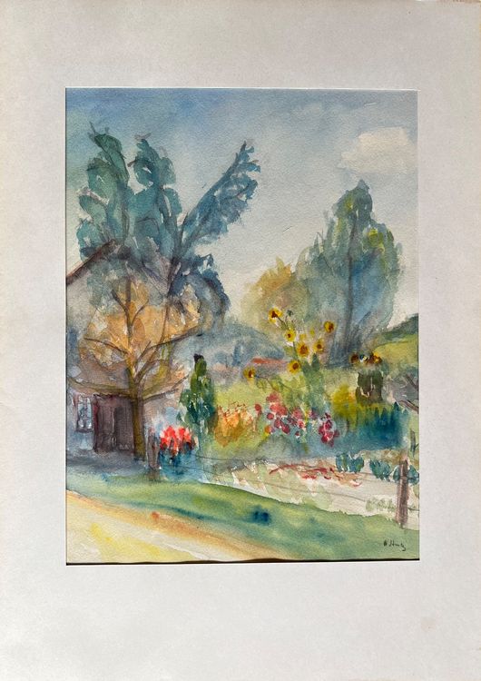 Willy HUG, Landschaft Aquarell | Kaufen auf Ricardo