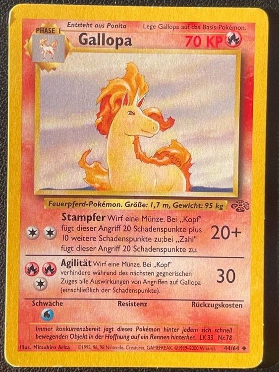 Gallopa 44/64 Pokémon Jungle | Kaufen auf Ricardo