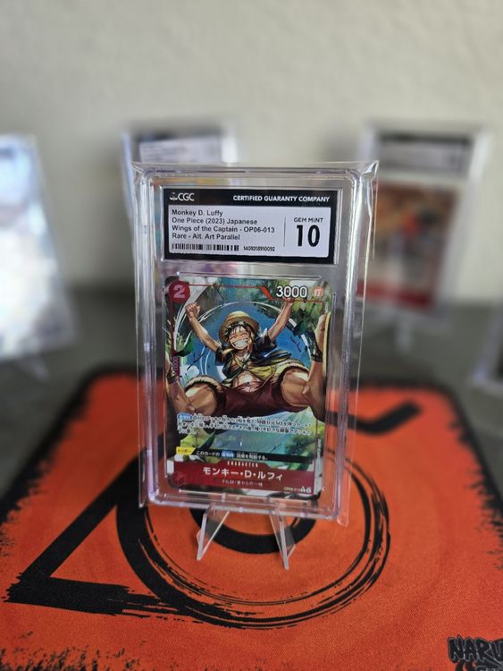 One Piece Monkey D Luffy Alt Art Parallel CGC 10 GEM MINT | Kaufen auf ...