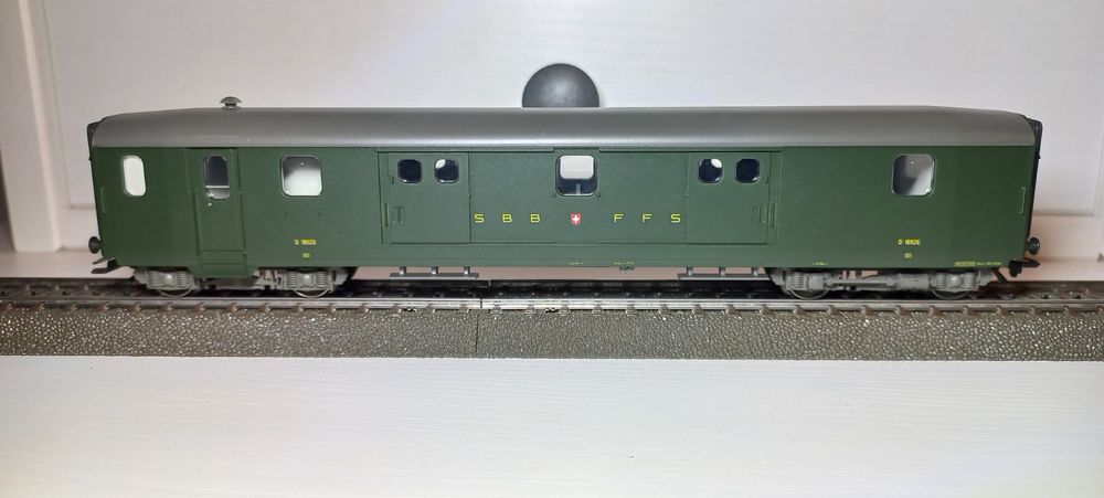 Märklin 43400 SBB Leichtstahl Gepäckwagen D 18926 H0 1:87 (Neu (gemäss ...