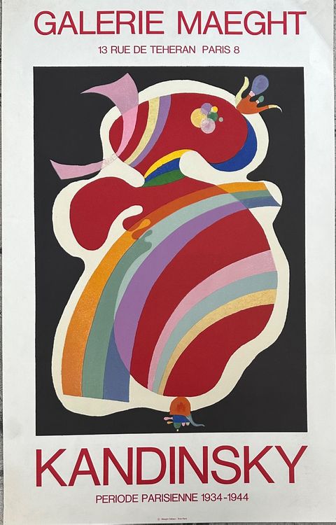 Wassily Kandinsky (1866-1944) Grosse Serigraphie (Gebraucht) in Root für CHF 39 – nur Abholung ...