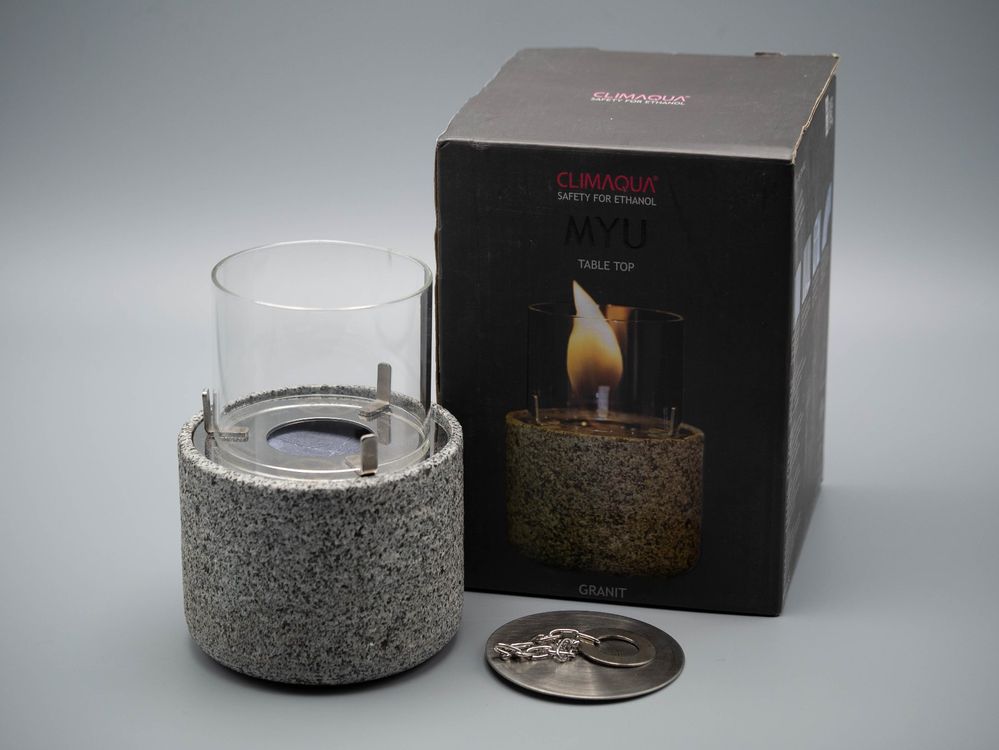 Climaqua MYU Ethanol Kamin Tischfeuer Granit NEU | Kaufen auf Ricardo
