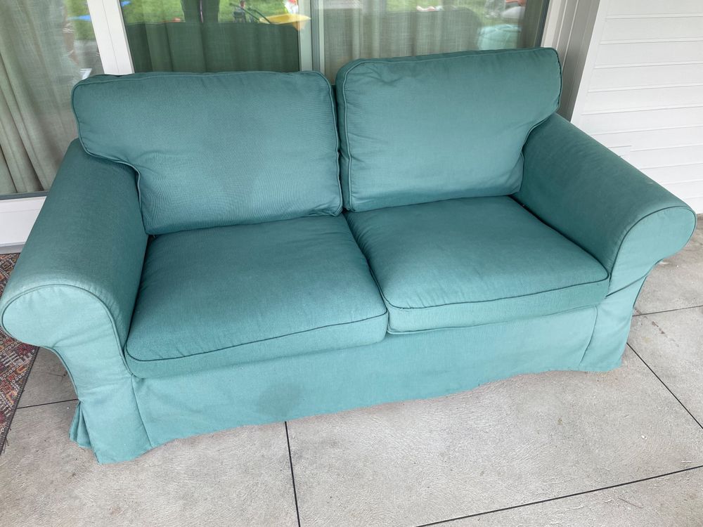 IKEA EKTORP 2er Sofa mit altem Überzug | Kaufen auf Ricardo