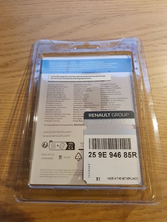 Renault R-Link Evolution TomTom 11.05 SD-Karte Europa (Neu und ...