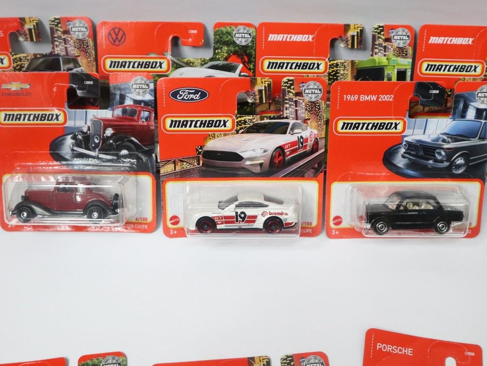 10x Matchbox BMW Mustang VW Golf Chevrolet Honda Mini Cooper | Kaufen ...