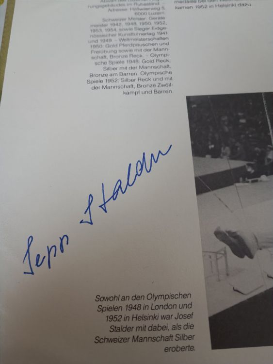 Josef Stalder - Olympiasieger - 1991 verstorben (Gebraucht) in Menziken für CHF 29.9 – mit ...