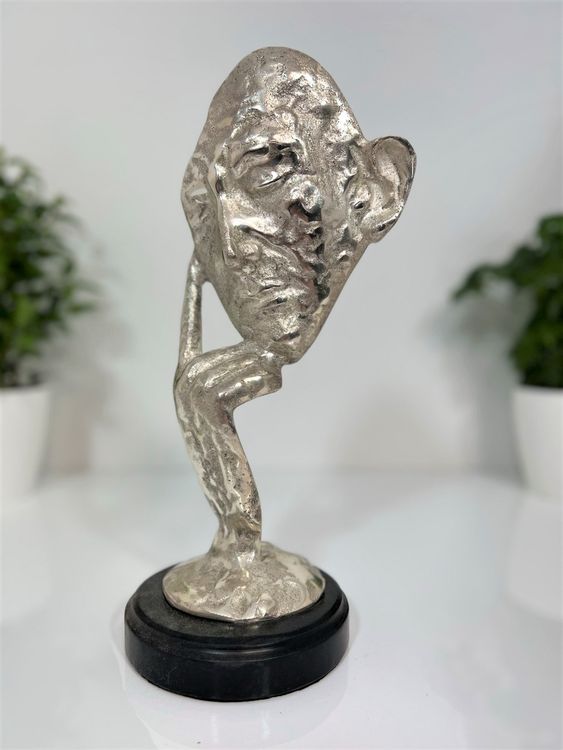 BRONZE MASKE MODERN ART SILBER (Gebraucht) in Weggis für CHF 57 – mit ...