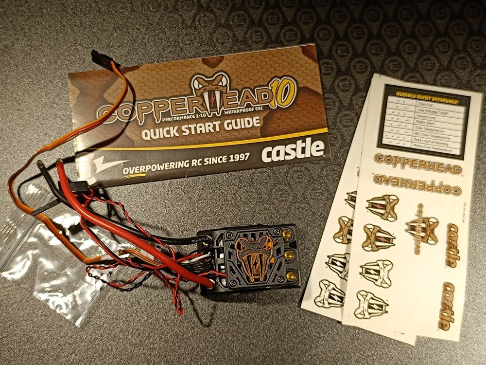 Castle Copperhead10 ESC Regler (Gebraucht) in Mollis für CHF 99 – mit Lieferung auf Ricardo kaufen