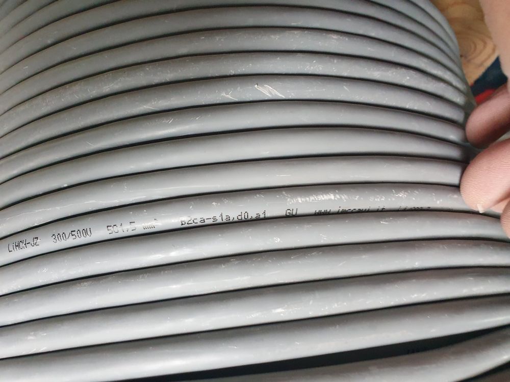 Kabel Flex Litze 5x1.5mm² 5x1.5 5G1.5 Bobine 150 Meter 150m (Neu ...