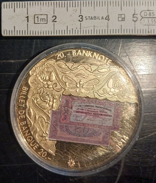 Sondermünze 20 Franken Banknote | Kaufen auf Ricardo