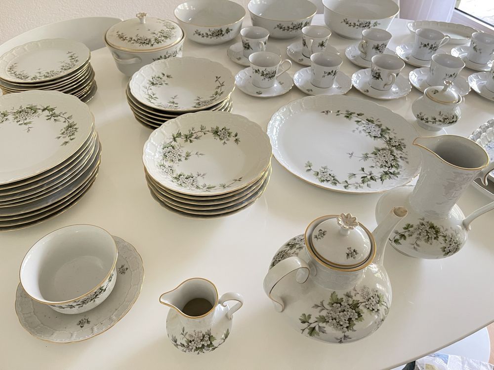 Luxus Tafelservice 12 Personen Vintage Bilder