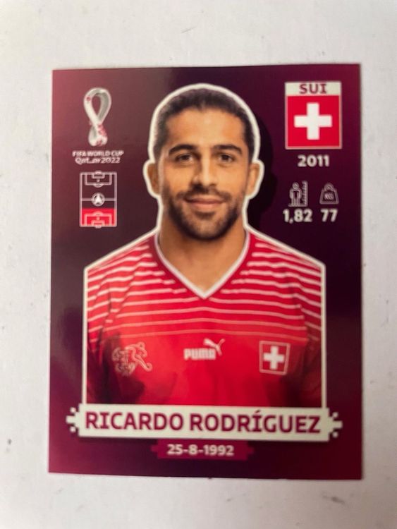 Panini WM 2022 RICARDO RODRIGUEZ SUI 8 | Kaufen auf Ricardo Panini WM 2022 RICARDO RODRIGUEZ SUI 8 | Kaufen auf Ricardo