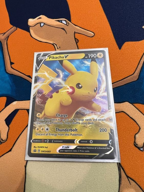 Pokemon - Pikachu V (SWSH 061) - EN - Promo | Kaufen auf Ricardo