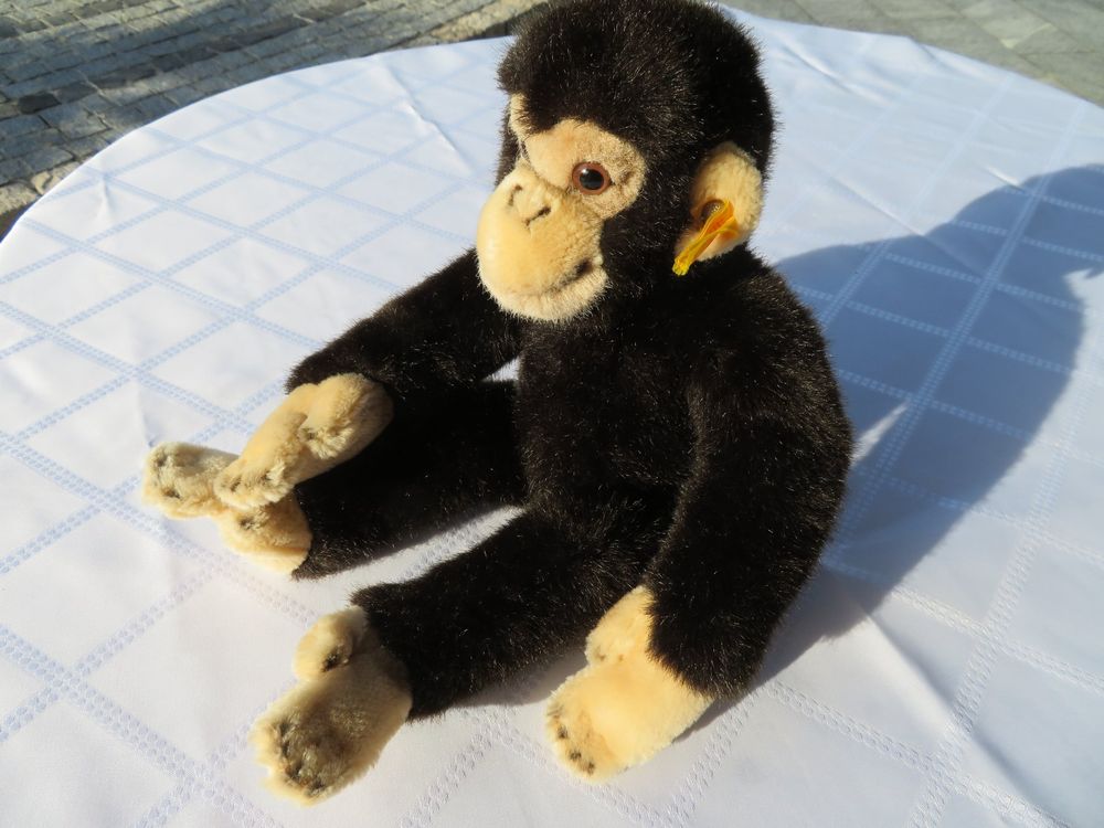 Steiff Schimpanse/Affe, Koko, Original, 35 cm, neuwertig (Neu (gemäss ...