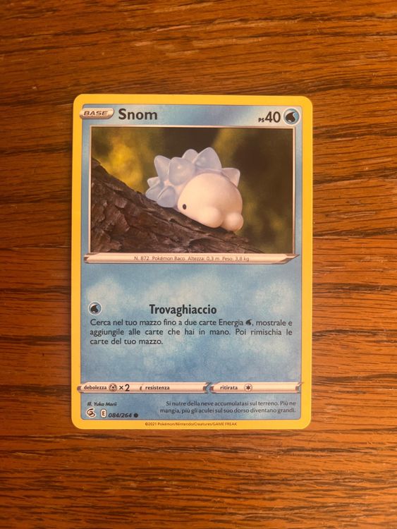 Carte Pokemon Snom - Fusion Strike - IT | Kaufen auf Ricardo