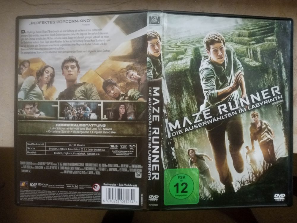 Maze Runner DVD: Action-Packed Thrills for Movie Night! (Gebraucht) in ...