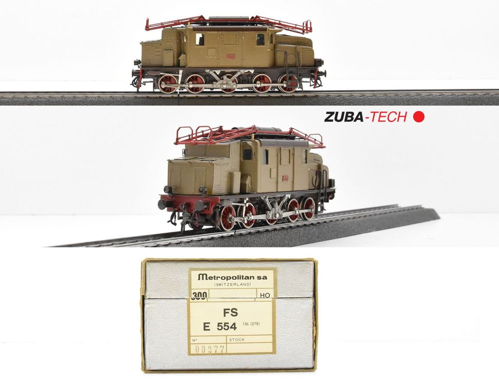 Metropolitan 300 E-Lok E 554 FS, GS H0 Messing mit OVP | Kaufen auf Ricardo