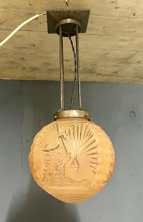 Art Deco Deckenleuchte Mueller Frère Luneville Kaufen Auf Ricardo