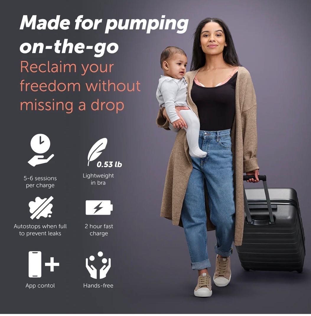 Tire-lait double Elvie (ultra-silencieux, ultra-discret) (D'occasion) à ...