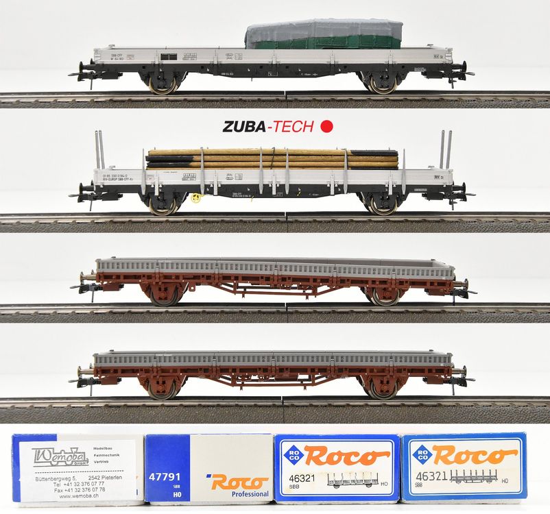 Roco 4x Güterwagen der SBB H0 GS OVP | Kaufen auf Ricardo