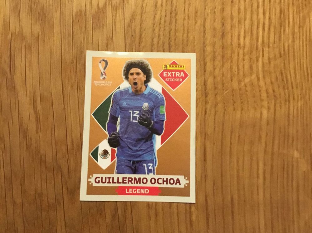 Panini FIFA Qatar 2022 Ochoa Extrasticker bronze (Neu (gemäss ...