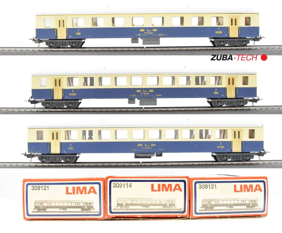 Lima 3x Personenwagen EW I der BLS, H0 GS mit OVP (Gebraucht) in St. Gallen für CHF 27 – mit ...