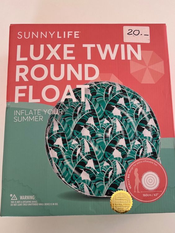 Luxe twin round FLOAT | Kaufen auf Ricardo Luxe twin round FLOAT | Kaufen auf Ricardo