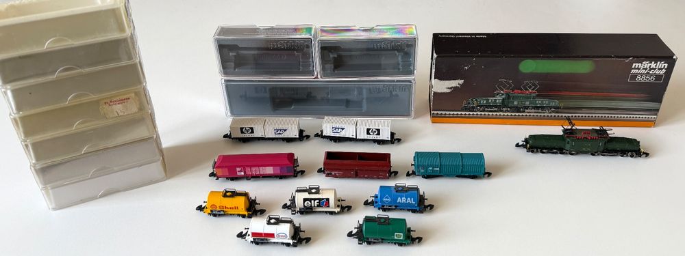 Train marchandise CFF - Märklin Z 8856 Crocodile + 10 wagons (Gebraucht ...