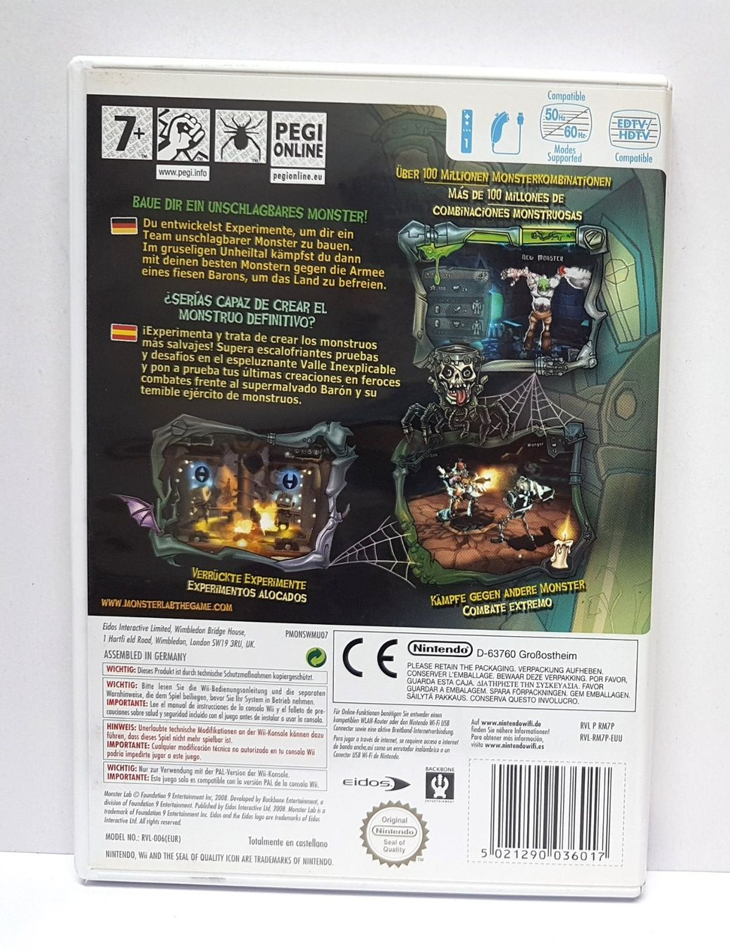 Monster Lab über 100 Millionen Monsterkombinationen Wii (Gebraucht) in ...